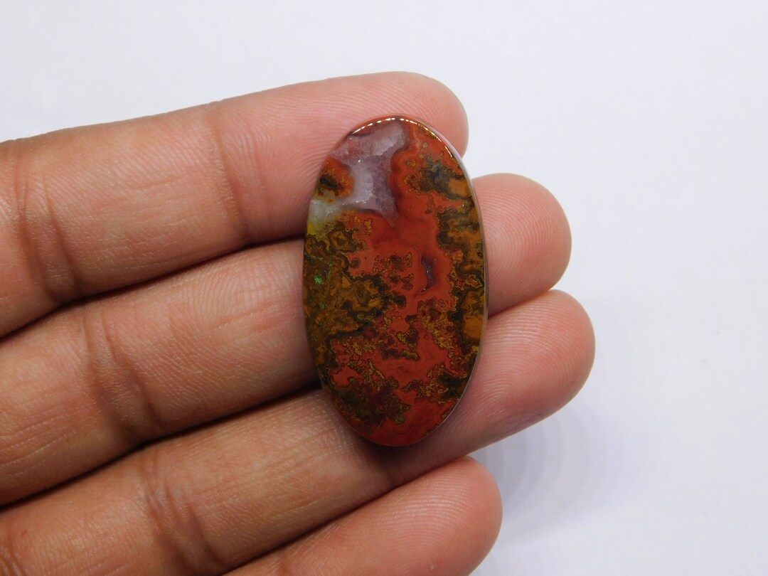 Beautiful Moroccan Seam Agate Natural Moroccan Seam Agate Cabochon ...