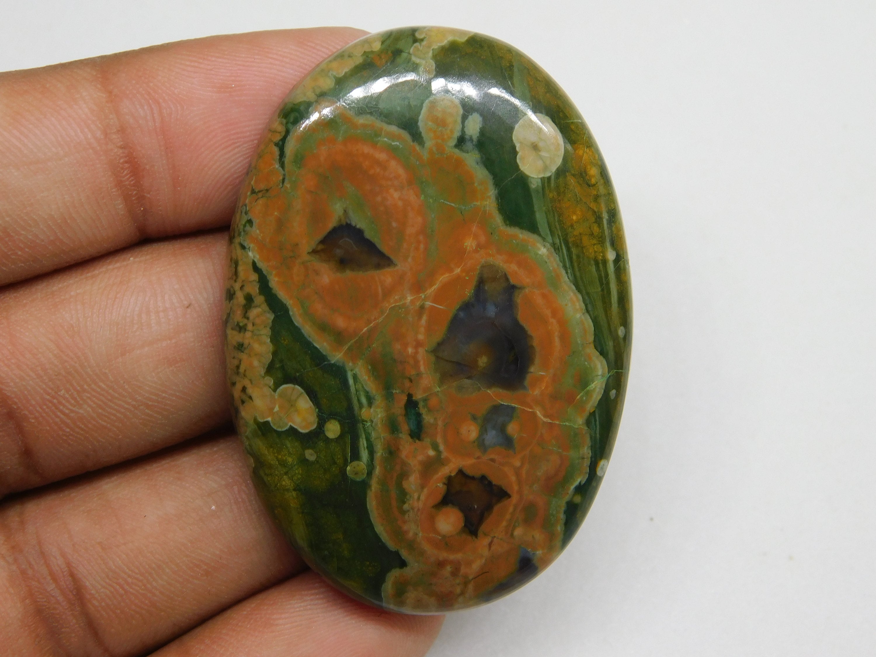 100% Natural Rhyolite Rainforest Jasper Gemstone Handmade Rhyolite ...