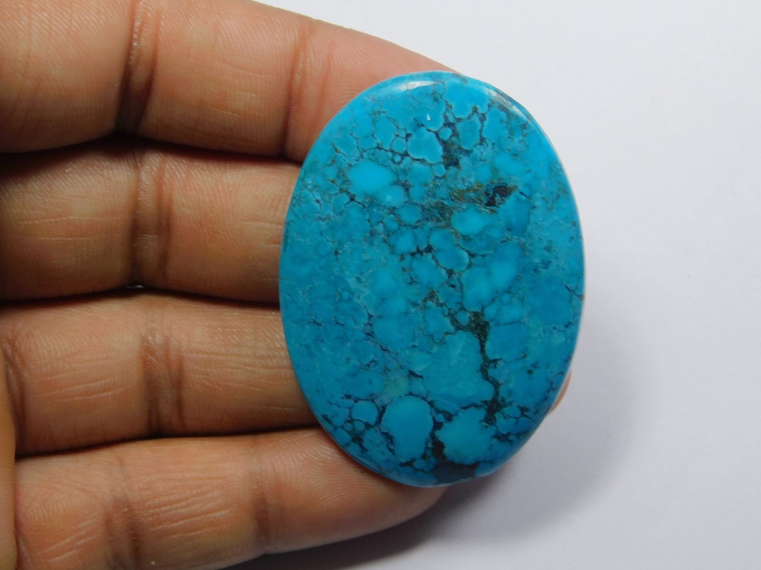 Top Quality Blue Turquoise Cabochon/ Blue Turquoise Loose Gemstone ...