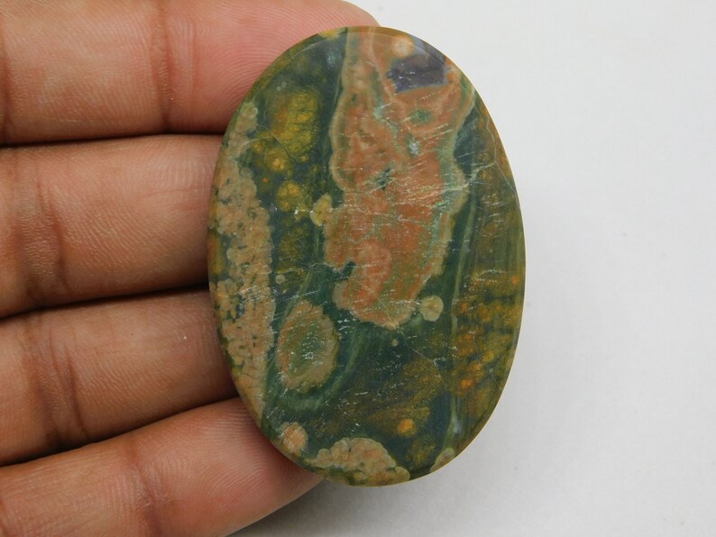100% Natural Rhyolite Rainforest Jasper Gemstone Handmade Rhyolite ...