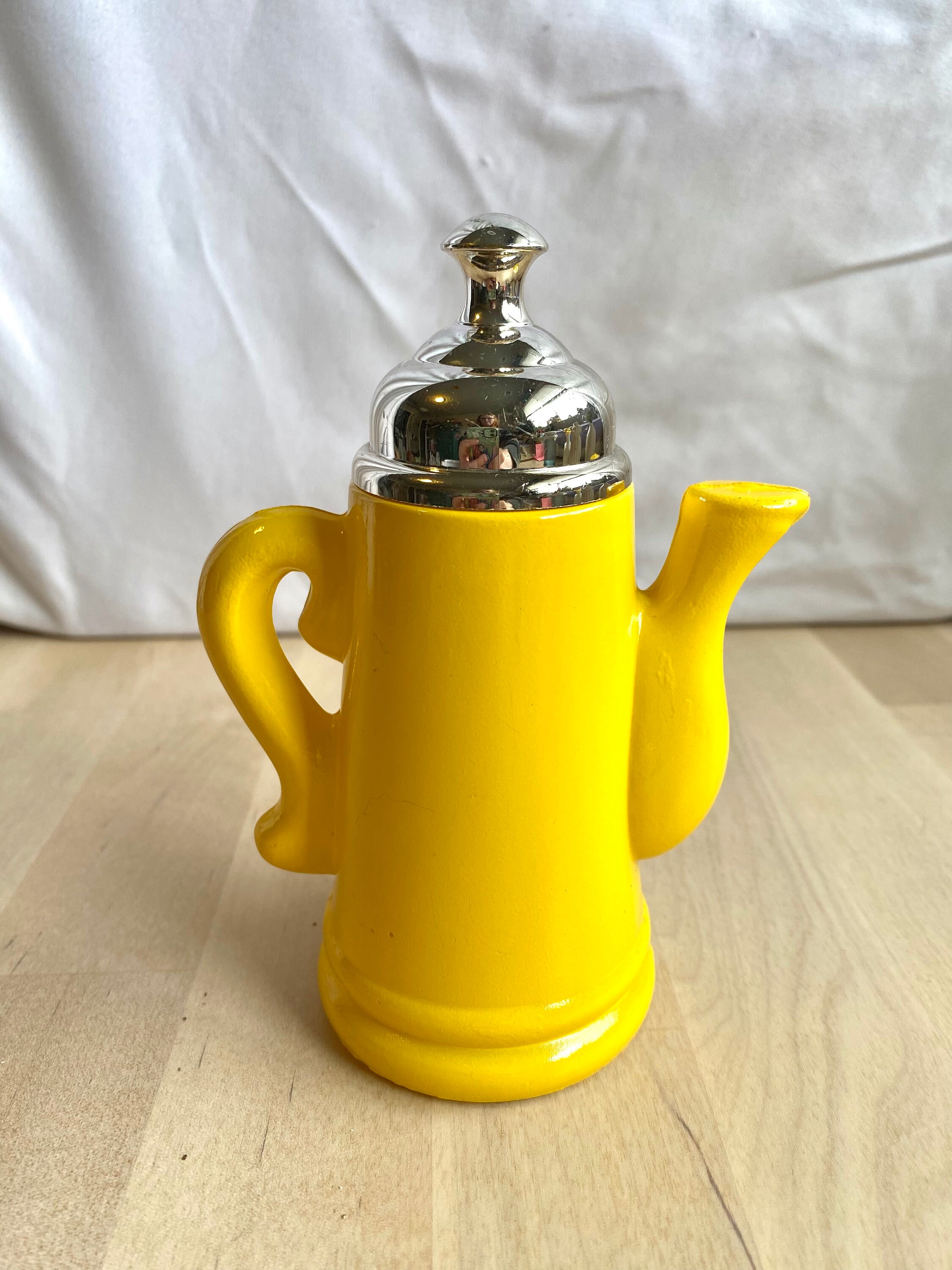 Retro Vintage 1971 Yellow Avon Koffee Klatch Floral Teapot - Etsy