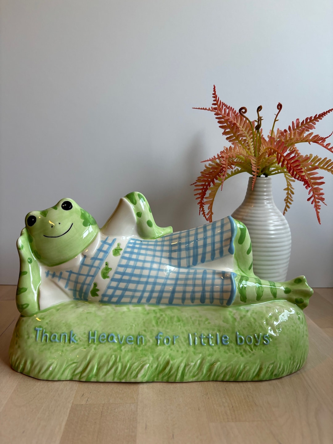 Vintage Kelly B Rightsell Designs - Henry Frog Ceramic Coin Bank ...