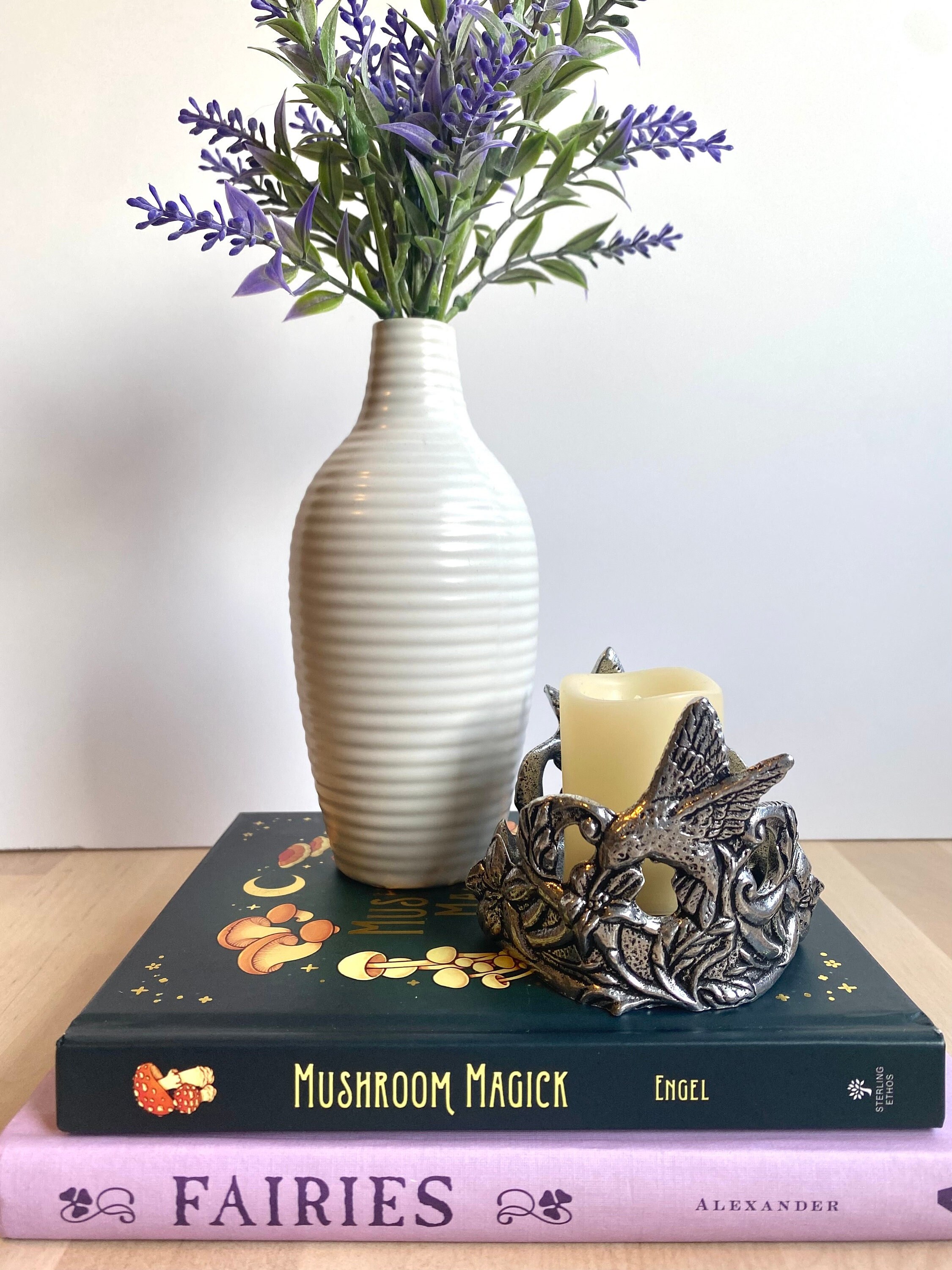 Beautiful Vintage 1998 Carson Pewter Hummingbird Flower Garden - Etsy