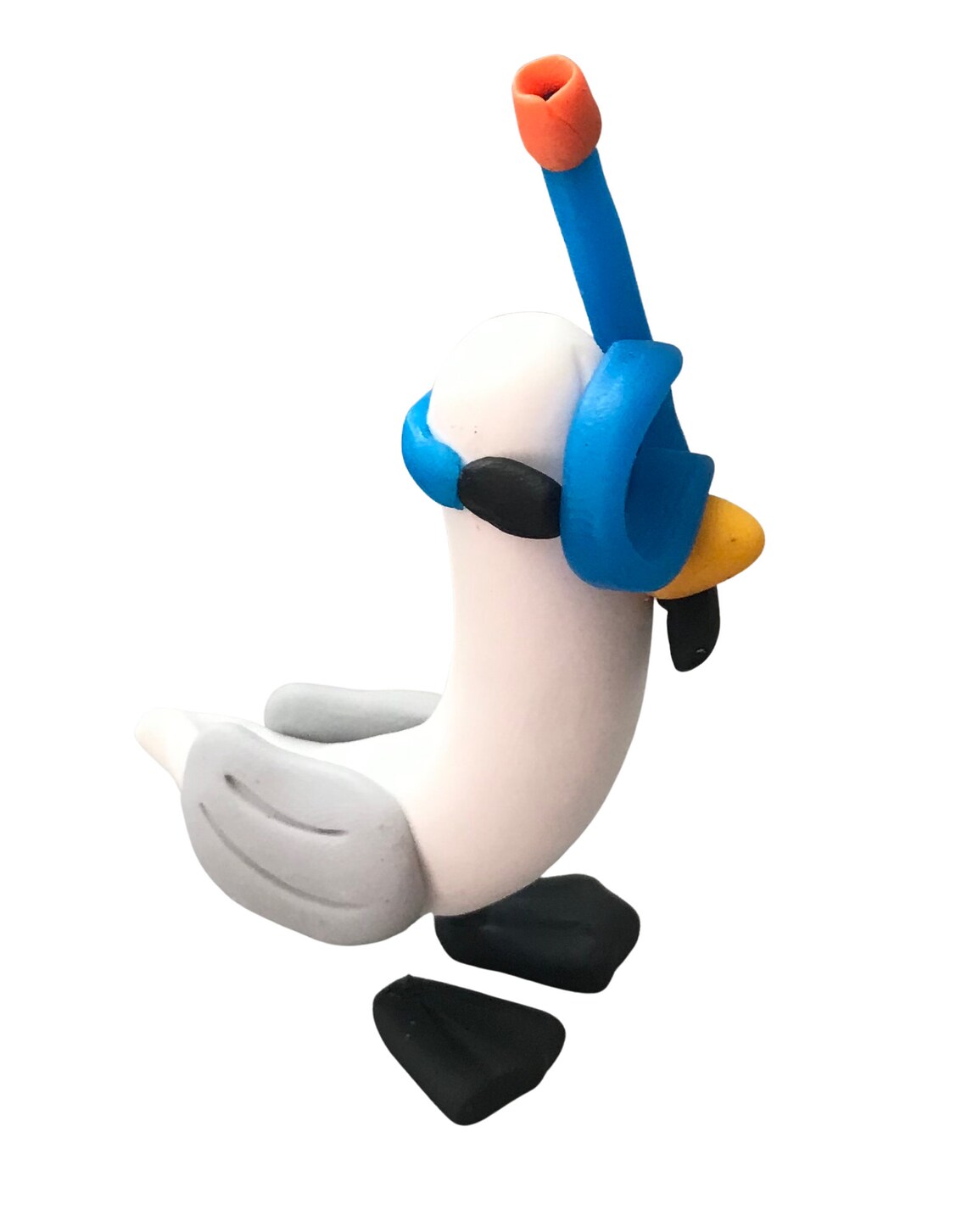 Handmade ‘seagull Shenanigans Snorkeller’ Figurine - Etsy