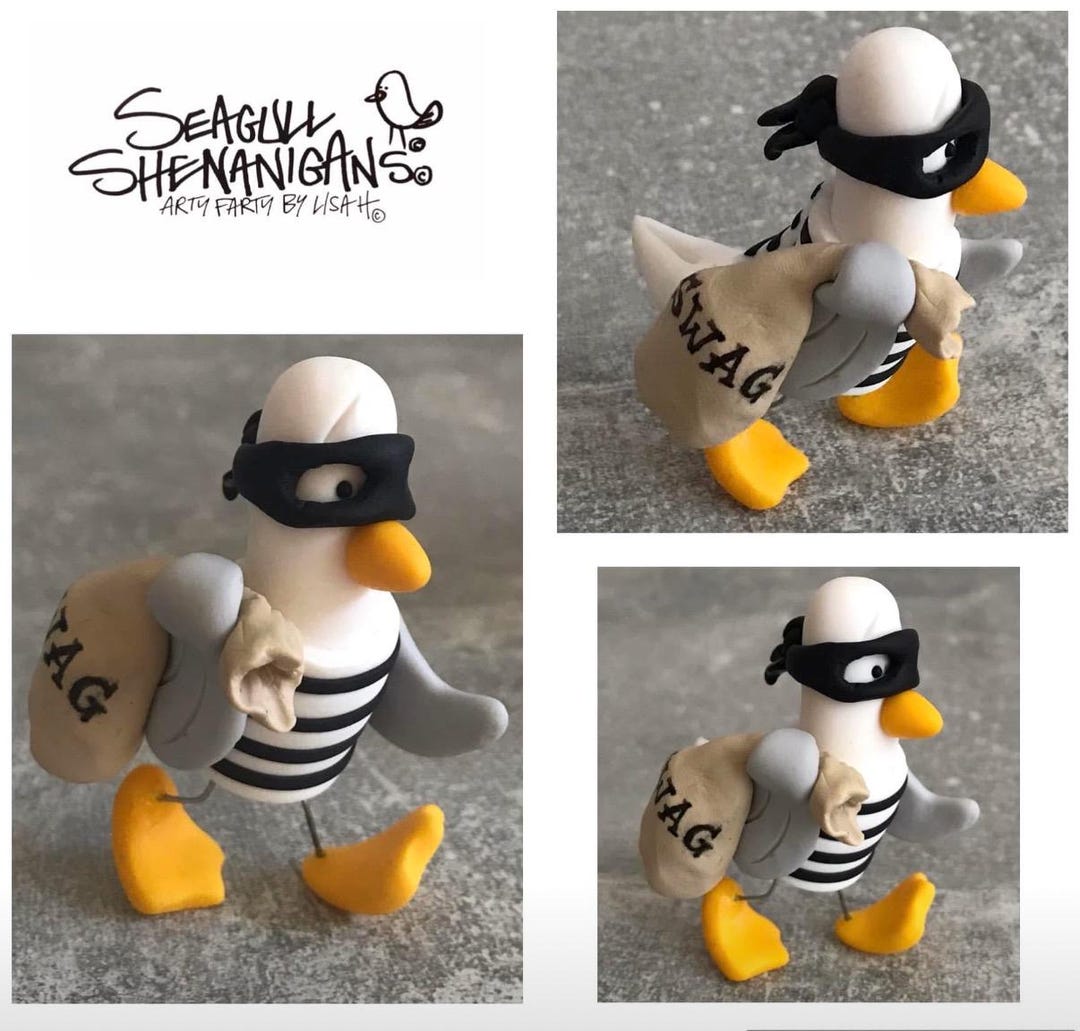 Robber Seagull - Etsy