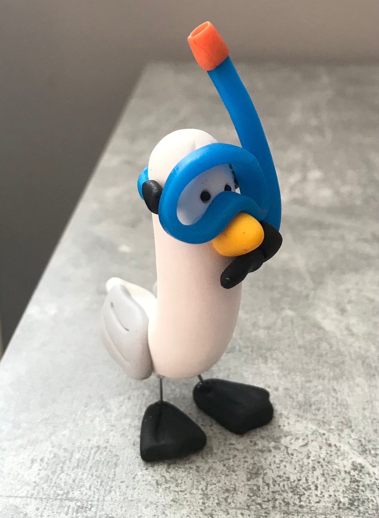 Handmade ‘seagull Shenanigans Snorkeller’ Figurine - Etsy