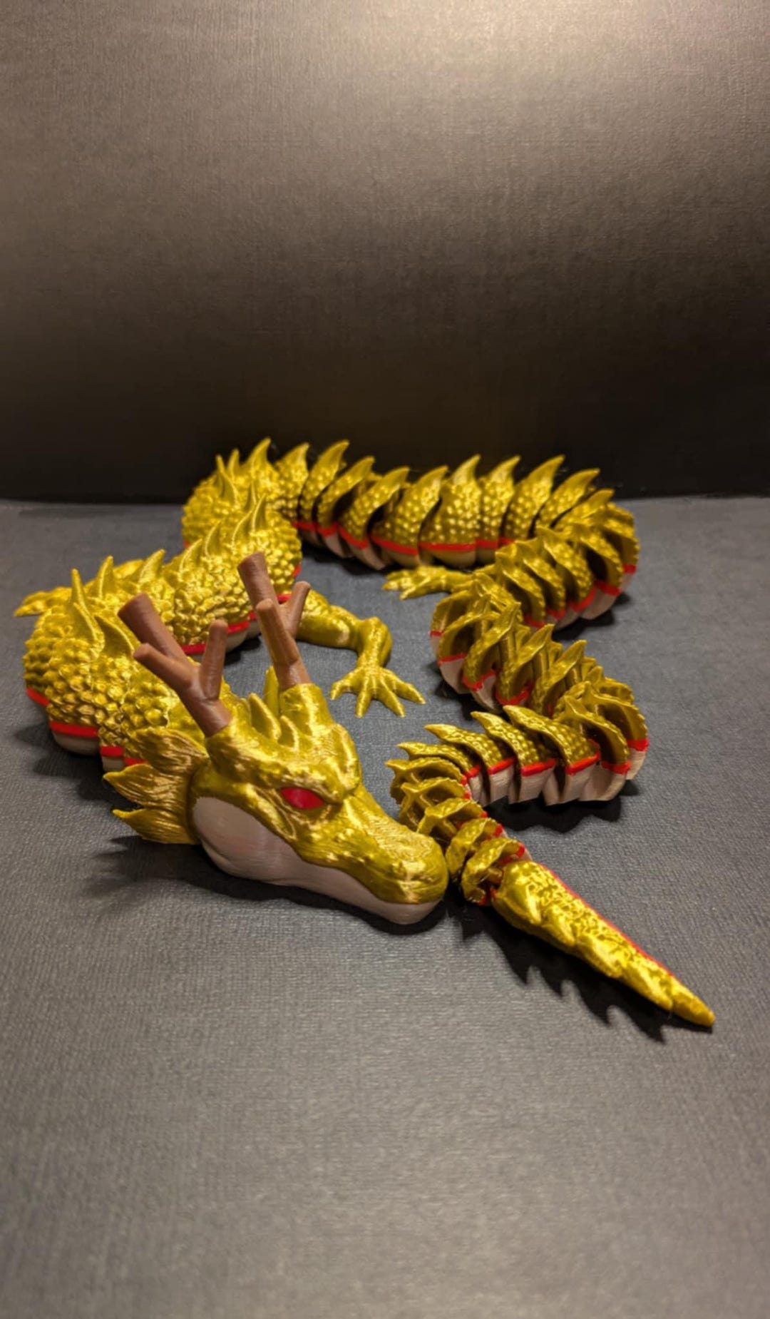 Articulated Dragon With Wishes - Etsy
