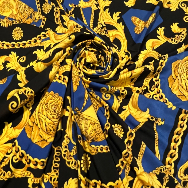 Versace Fabric - Etsy