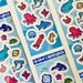 Sea Creatures Sticker Sheet - Etsy