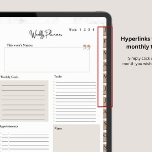 2023 Yearly Digital Planner | Dated Calendar Digital Journal Download ...