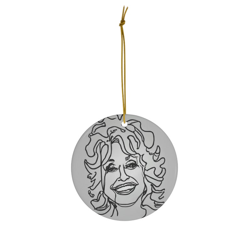 Dolly Parton G-A-YCON Ceramic Christmas Ornament, 1-pack - Etsy