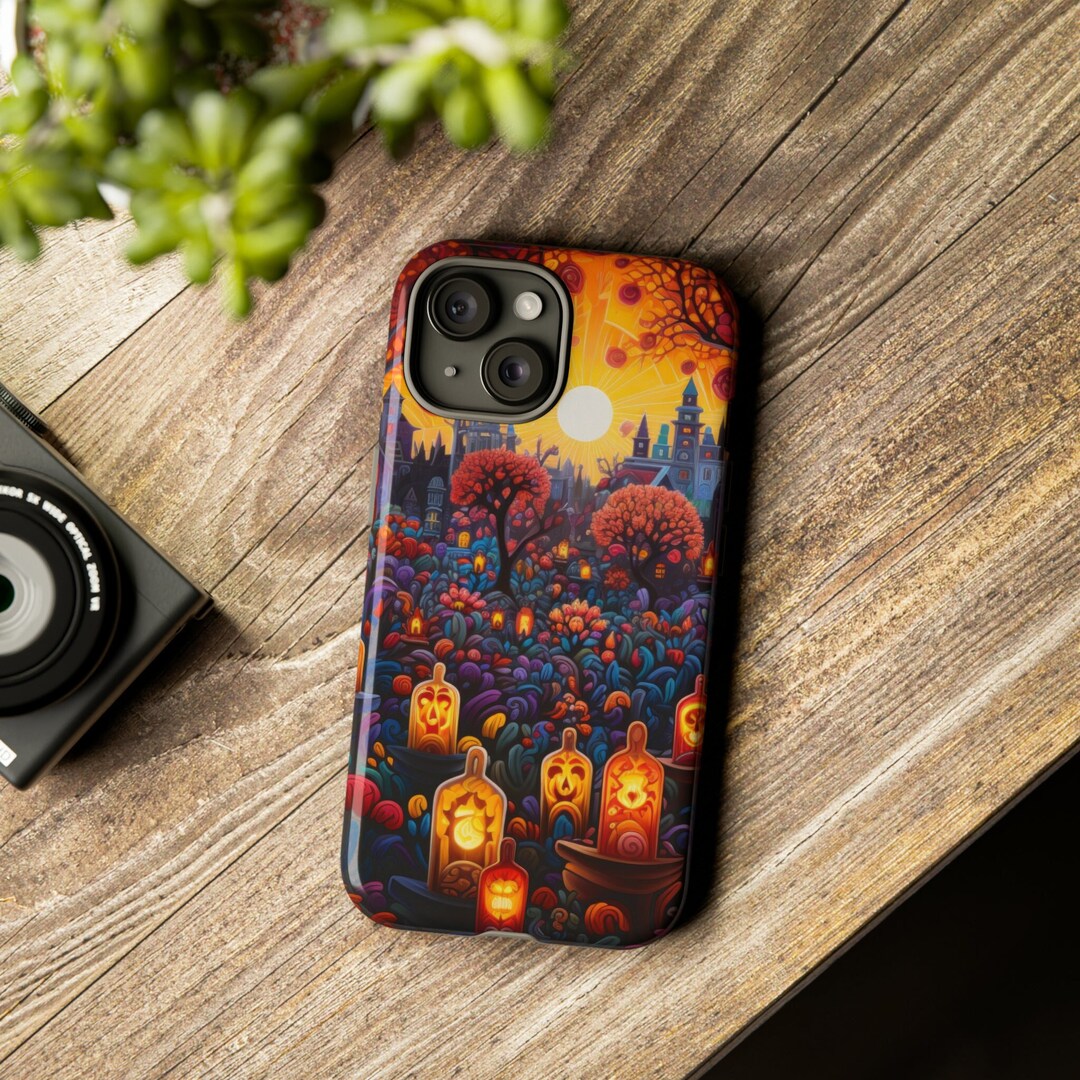 Apple iPhone Dia De Muertos Tough Case, Day of the Dead Art Phone Case ...