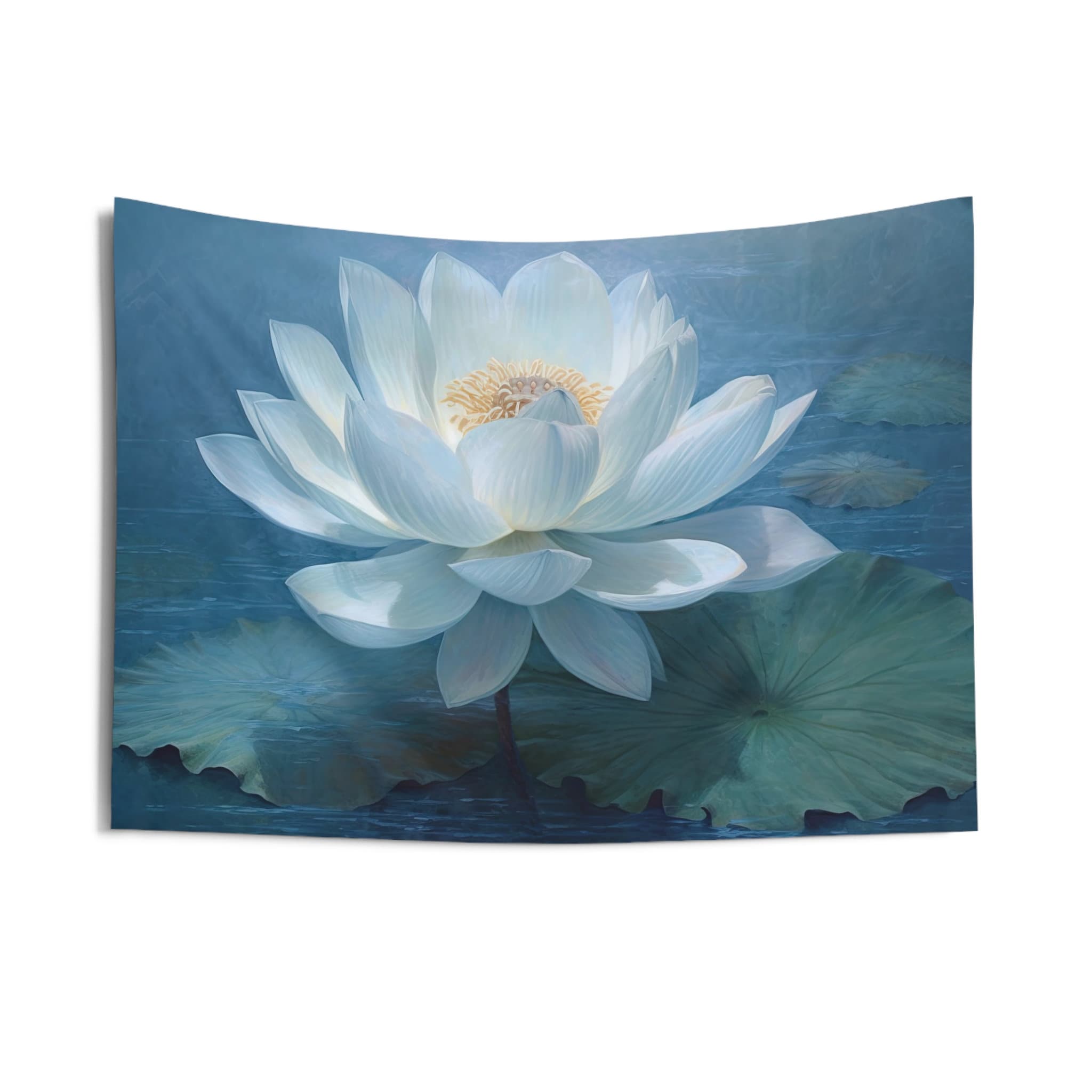 Lotus Tapestry, Spiritual Wall Art, Meditation Wall Decor, Boho ...