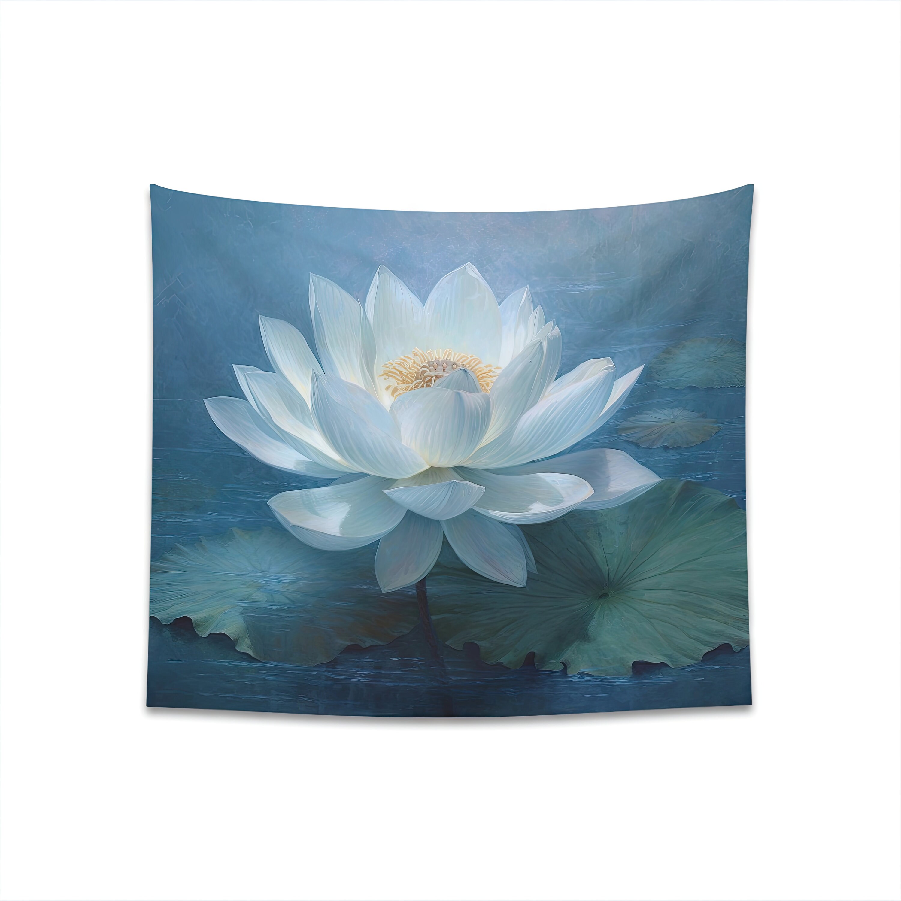 Lotus Tapestry, Spiritual Wall Art, Meditation Wall Decor, Boho ...