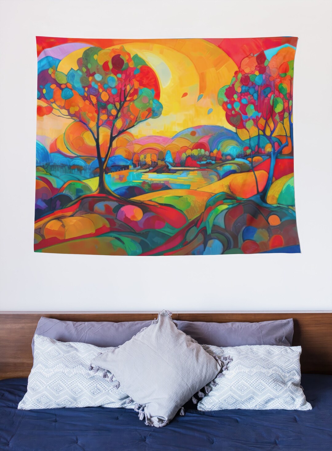 Psychedelic Tapestry, Trippy Wall Art, Hippy Wall Decor, Boho Tapestry ...