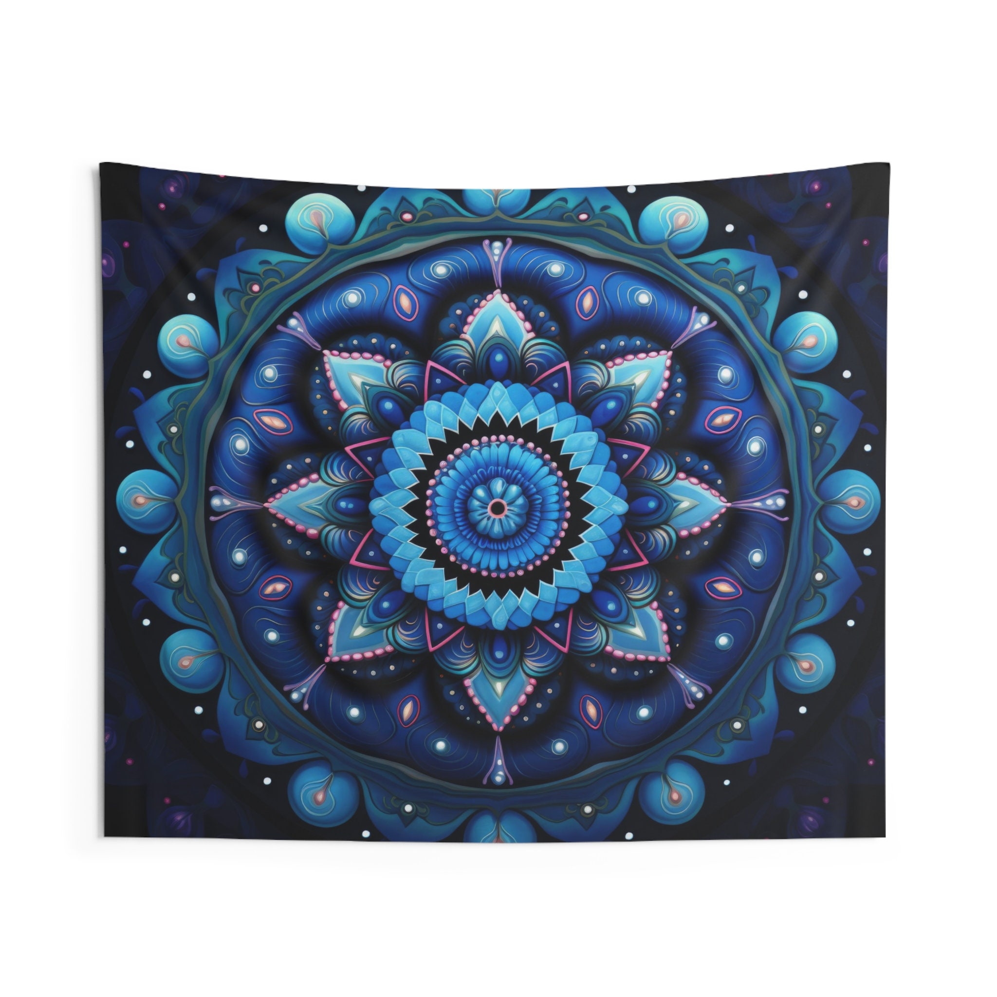 Mandala Tapestry, Spiritual Wall Art, Meditation Wall Decor, Boho ...