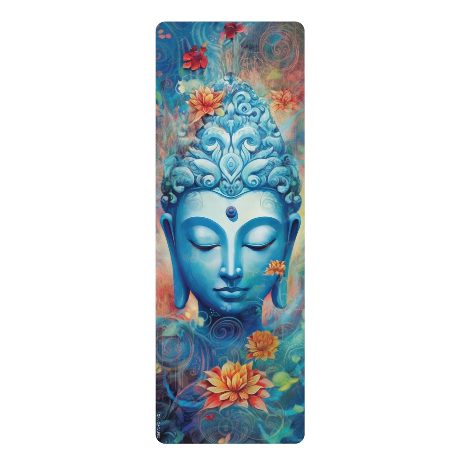 Buddha Yoga Mat, Serene Yoga Mat, Spiritual Yoga Mat, Gift for Her ...