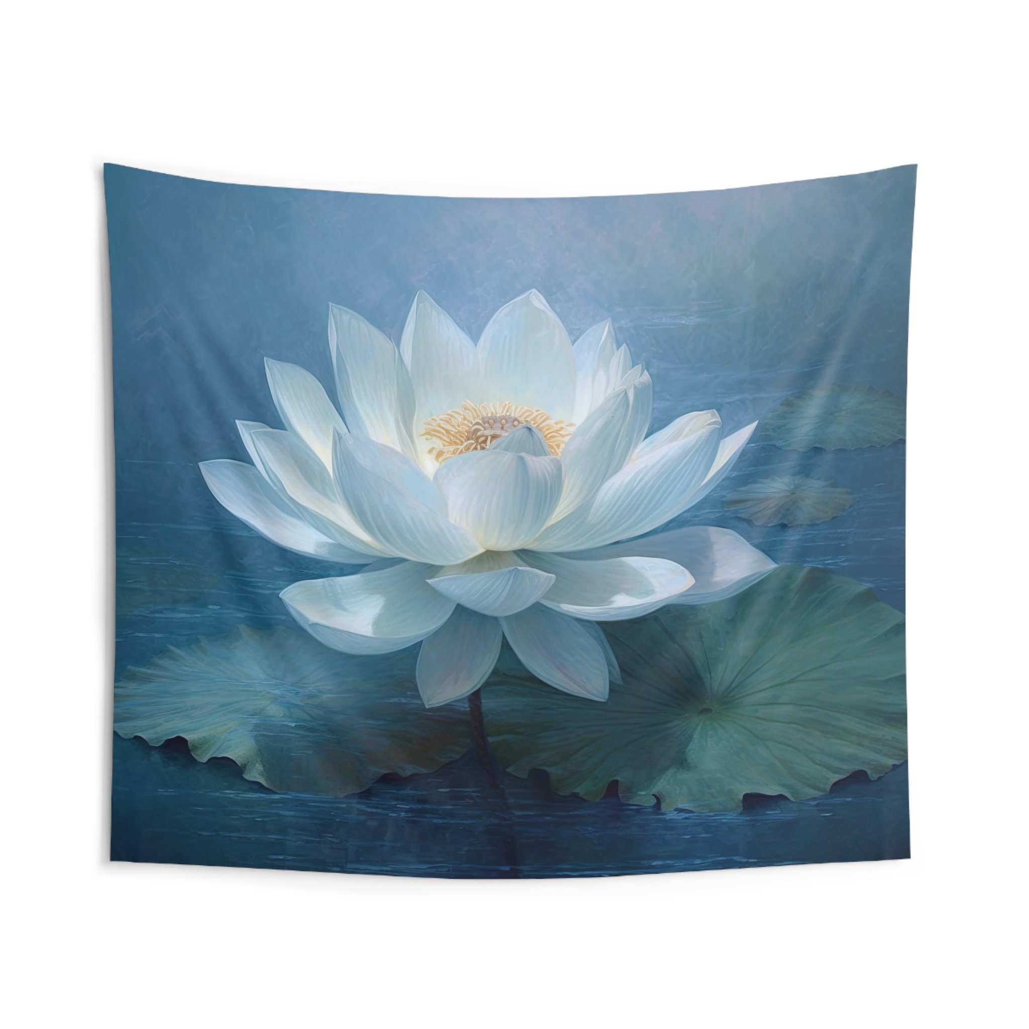 Lotus Tapestry, Spiritual Wall Art, Meditation Wall Decor, Boho ...