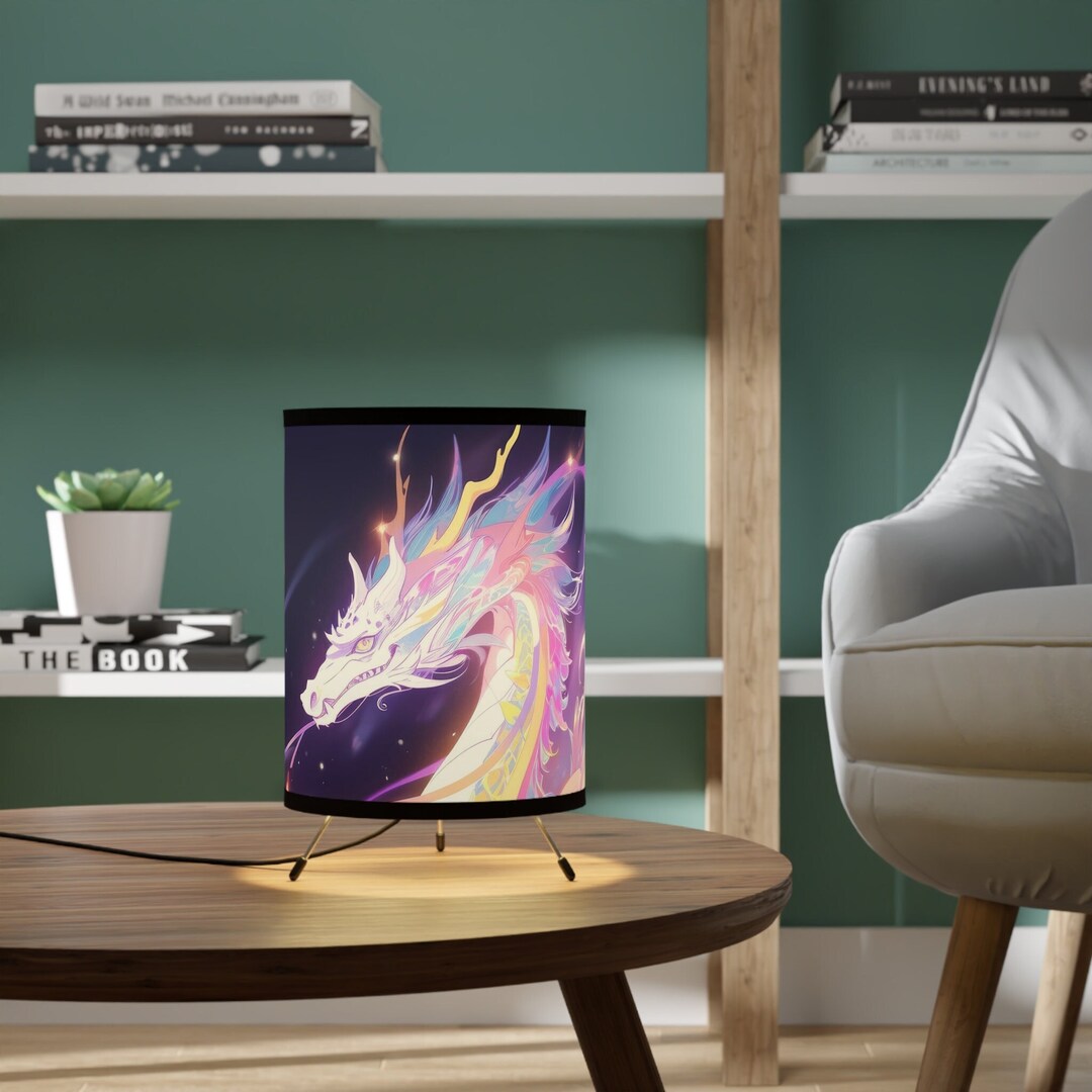 Dragon Lamp, Fantasy Lamp, Dragon Table Lamp, Dragon Desk Lamp, Fantasy ...