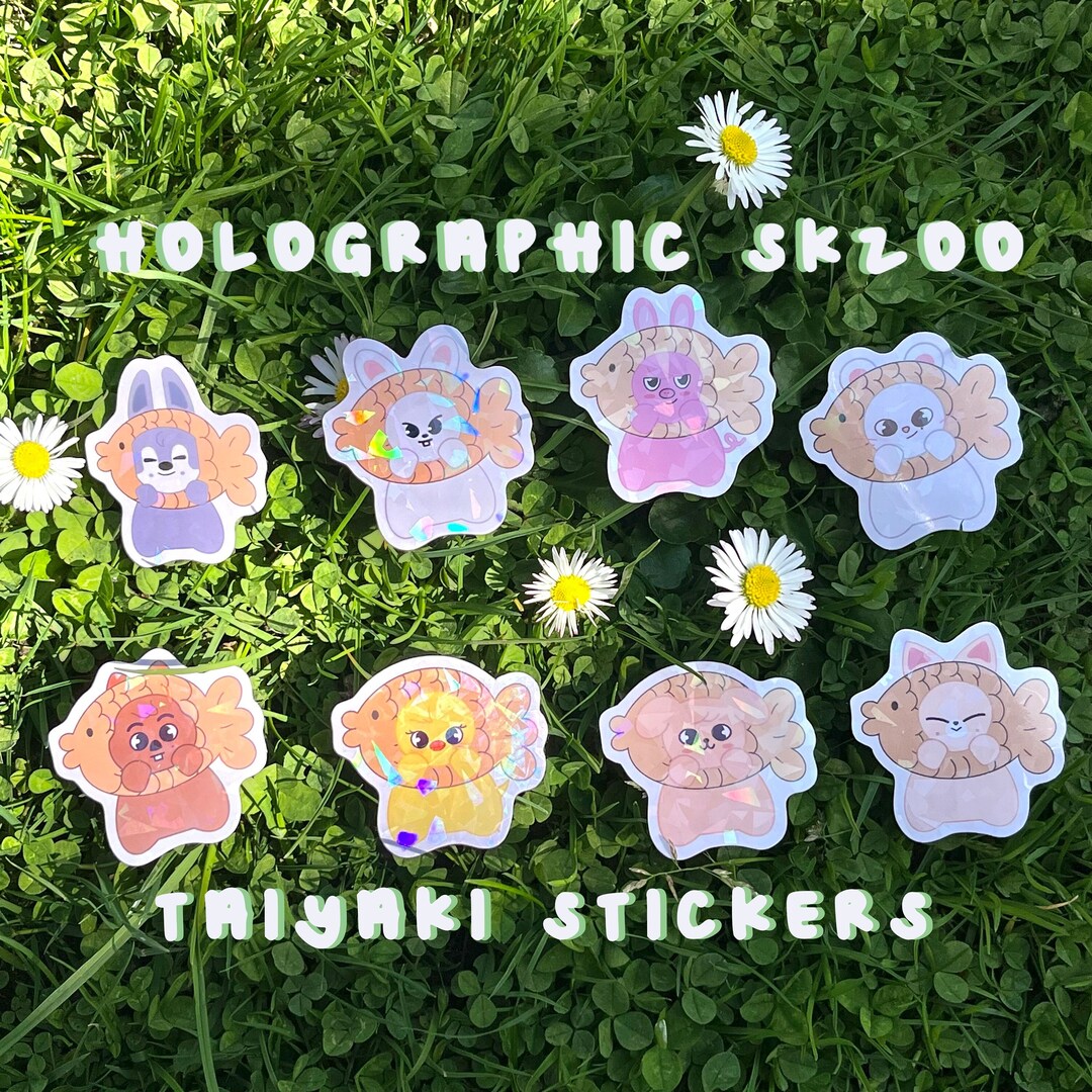 Stray Kids SKZOO Taiyaki Holographic Stickers - Etsy