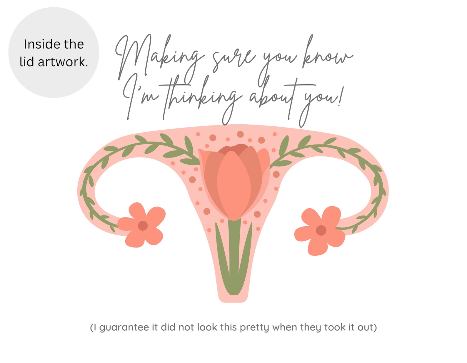 Hysterectomy Care Package Gift Box, Funny Hysterectomy Party Present ...