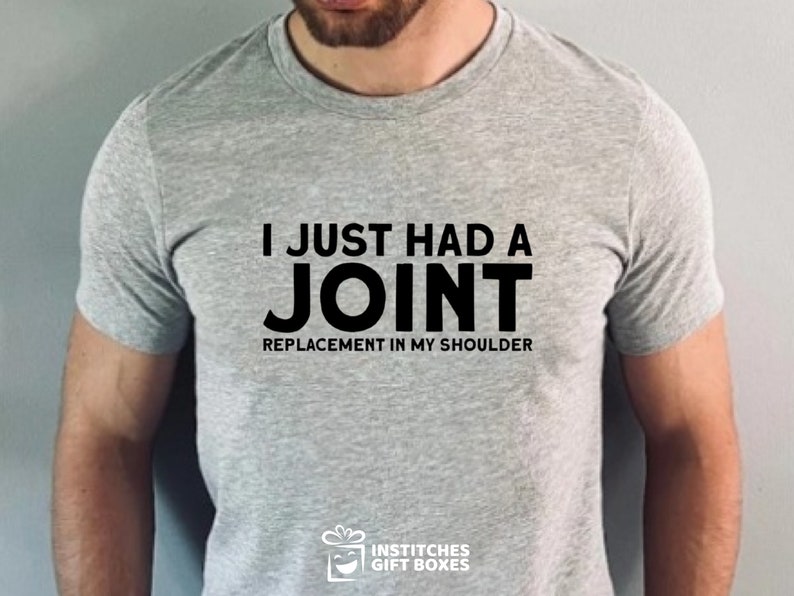 Shoulder Replacement Surgery Gift Box, Funny Shoulder Surgery Shirt Mug ...
