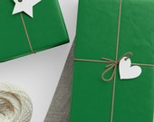 Green Wrapping Paper Roll Matte or Glossy Solid Color Gift - Etsy