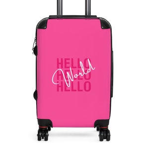 Pink Luggage Spinner Wheels, Hot Pink Hard Shell Suitcase,1 2 or 3 ...