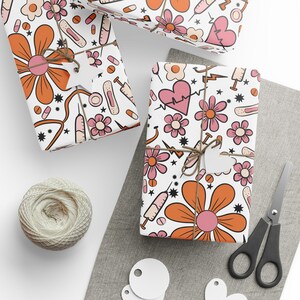 Nurse Wrapping Paper Roll, Medical Office Gift Wrap, Nurse Gifts ...