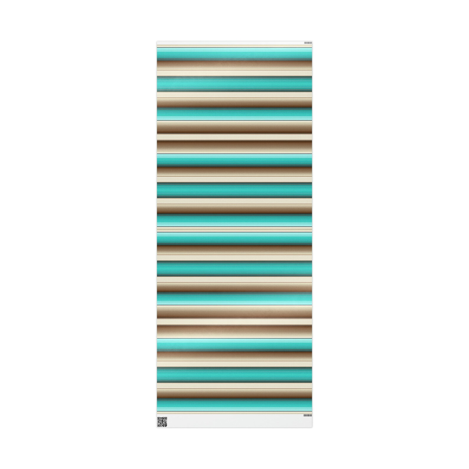 Western Serape Wrapping Paper Roll, Cowboy Gift Wrap, Turquoise Tan ...
