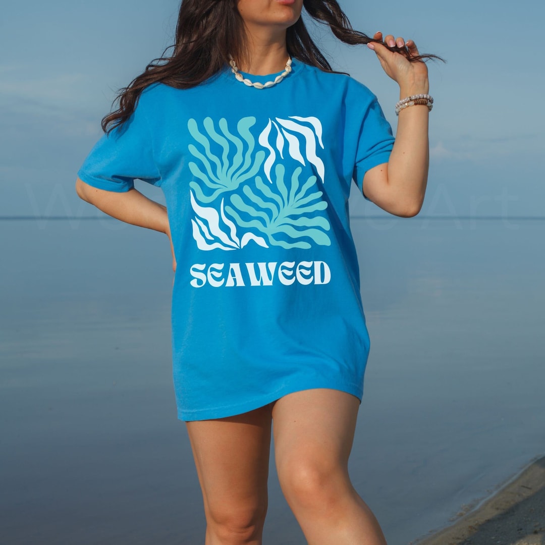 Seaweed Shirt, Diving T-shirt, Sea Plants Tshirt, Beach Tee, Ocean ...