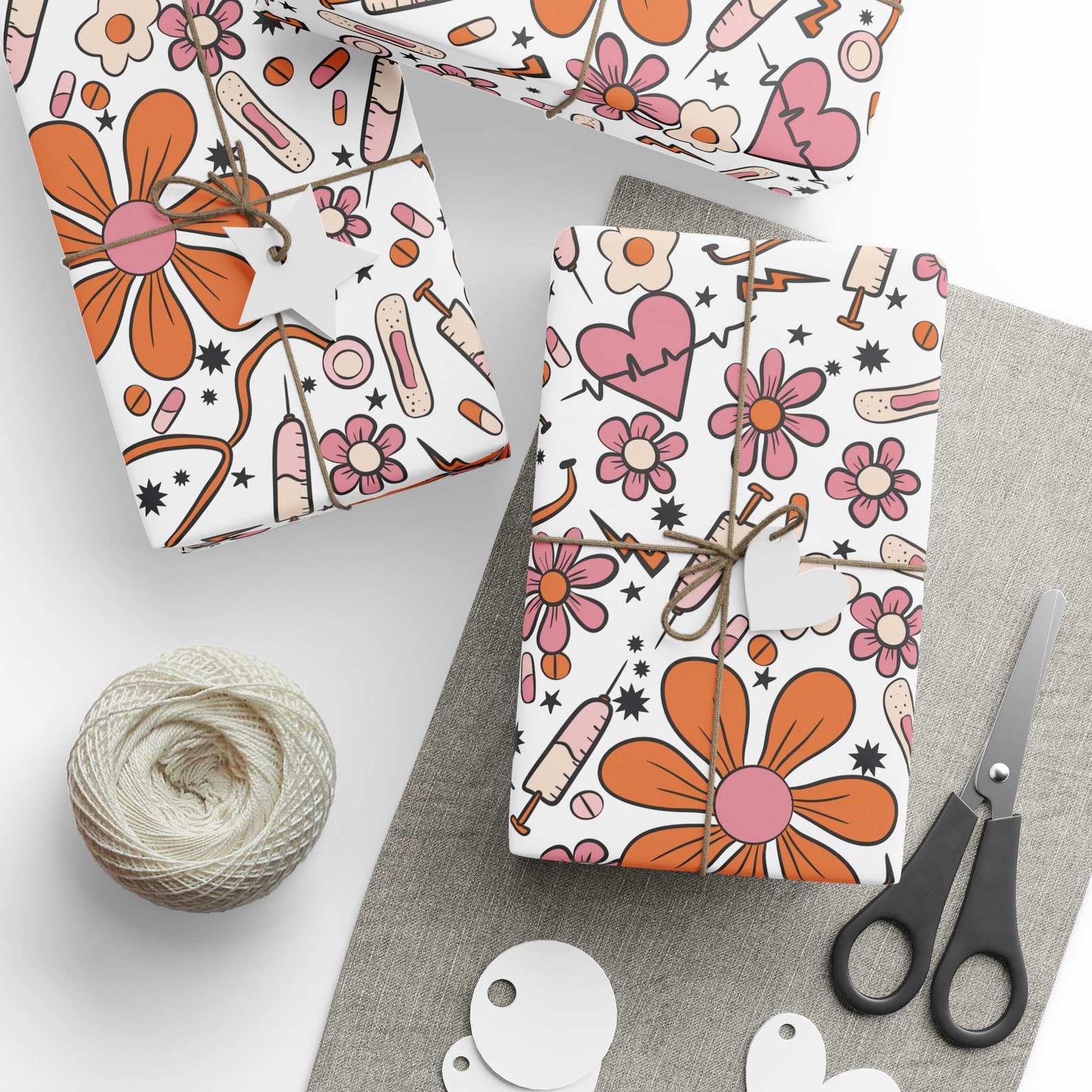 Nurse Wrapping Paper Roll, Medical Office Gift Wrap, Nurse Gifts ...