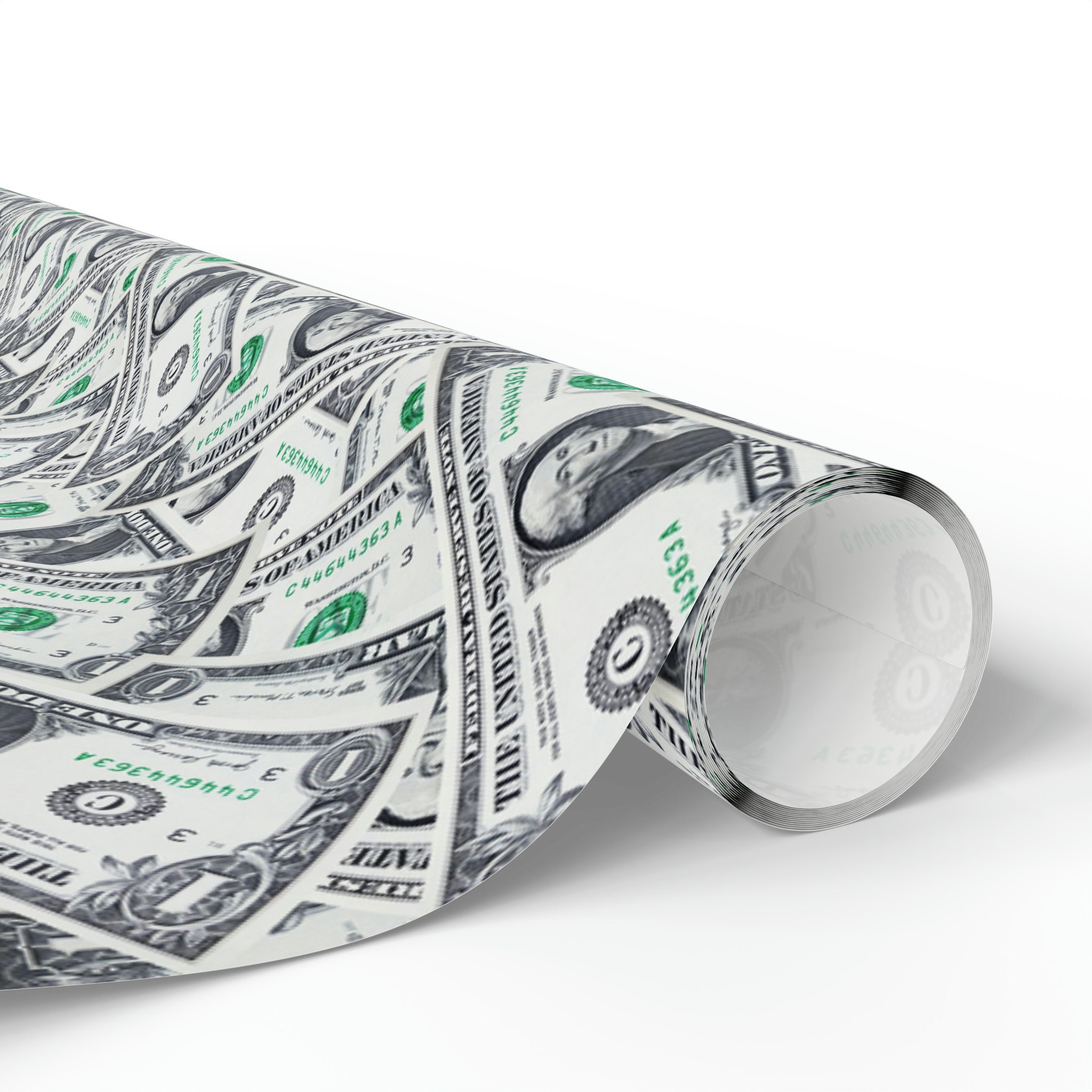Dollar Bill Gift Wrapping Paper, Funny Money Gift Wrap Paper Roll ...