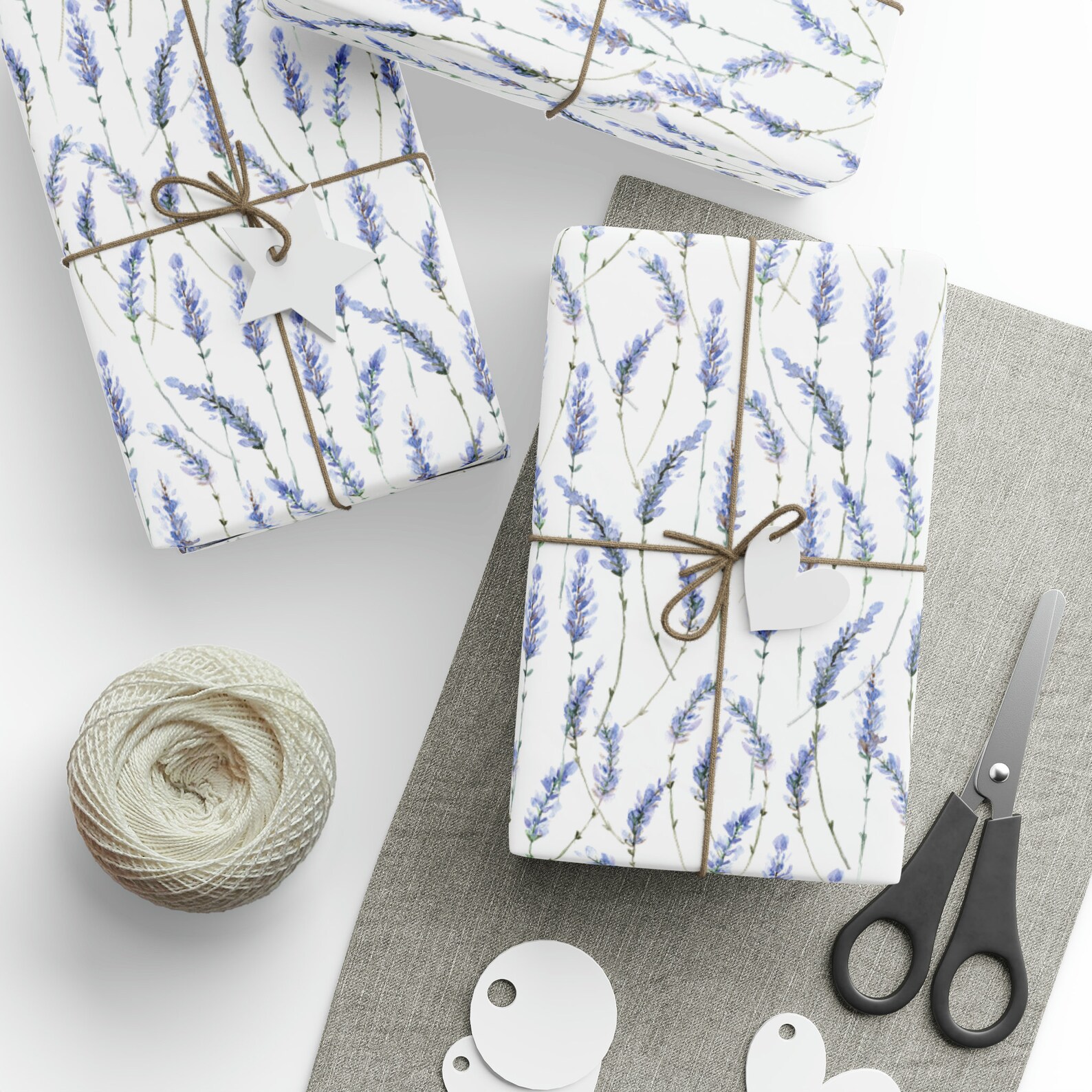 Lavender Wrapping Paper Roll, Wildflower Gift Wrap, Lilac, Provence ...