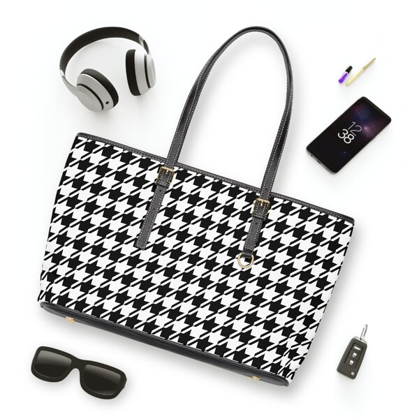 Houndstooth Bag - Etsy