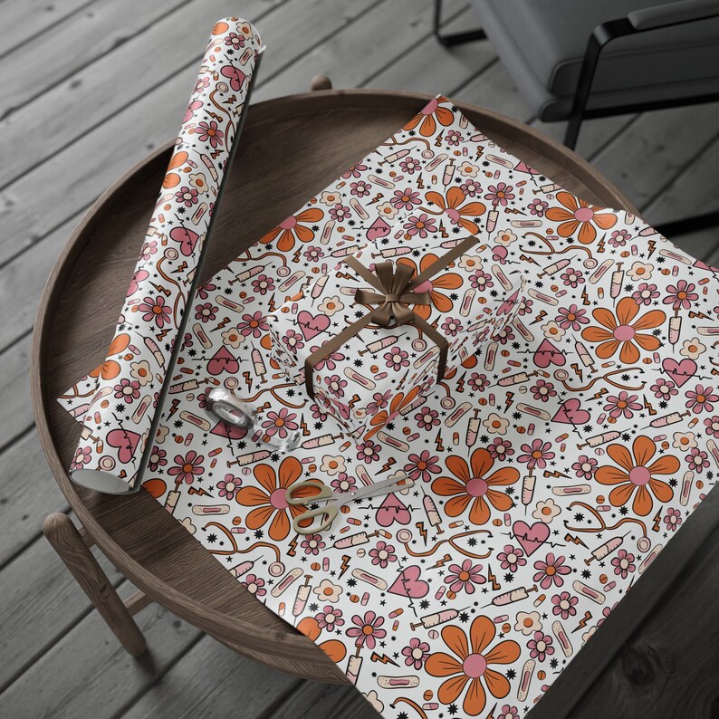 Nurse Wrapping Paper Roll, Medical Office Gift Wrap, Nurse Gifts ...