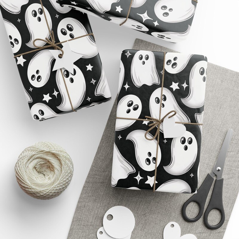 Spooky Wrapping Paper - Etsy