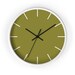 Mid Century Modern Retro Avocado Wall Clock Dial White - Etsy