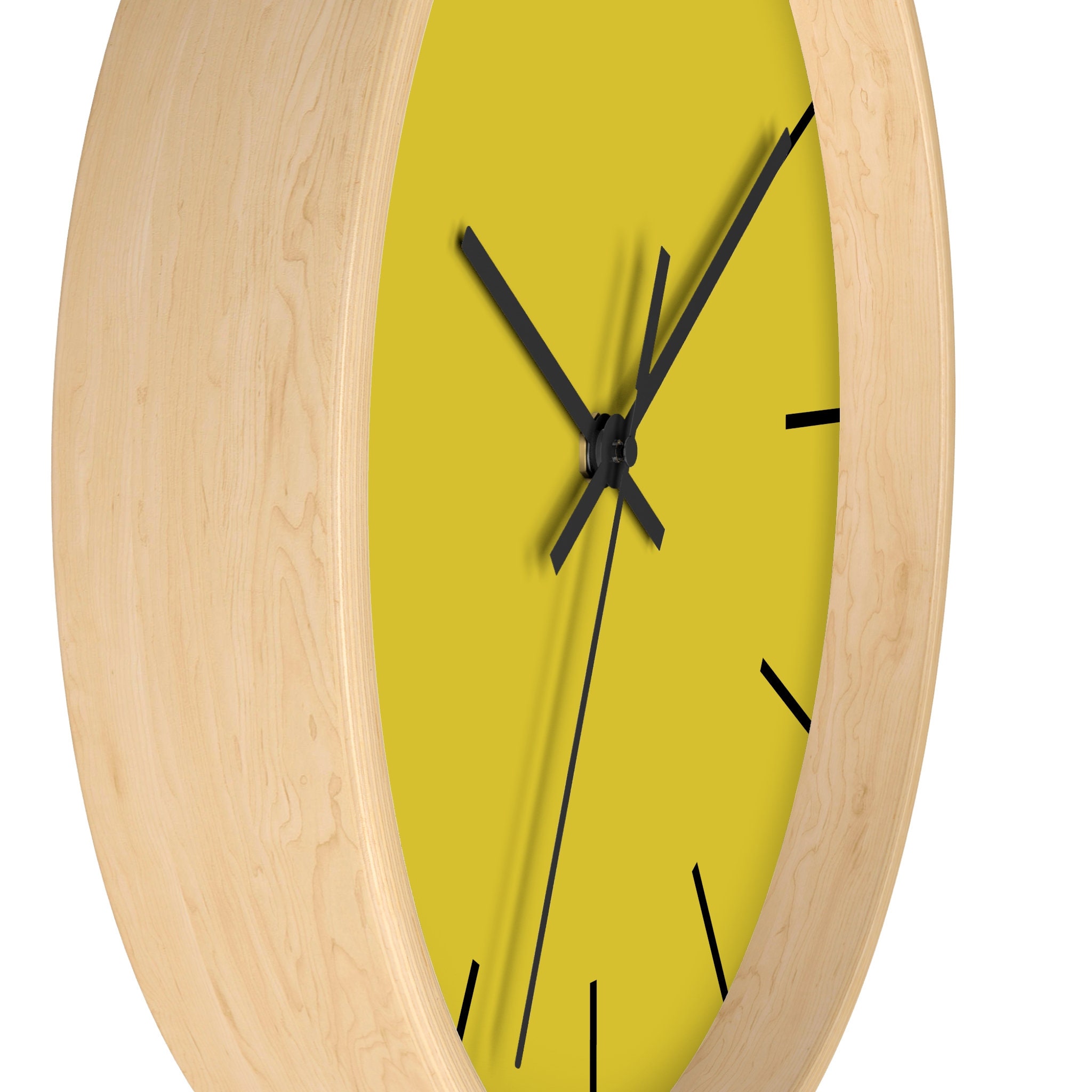 Mid Century Modern Retro Avocado Clock Numbered Black - Etsy
