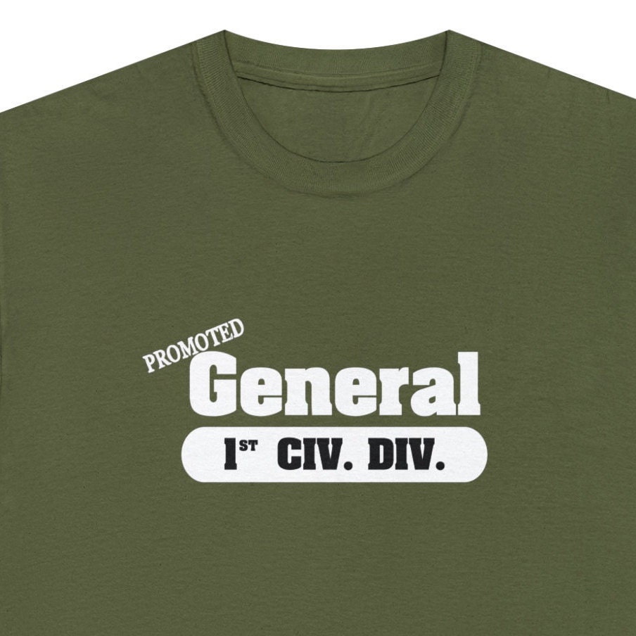 1st Civilian Division Military Discharge T-shirt Dd-214 Document for ...