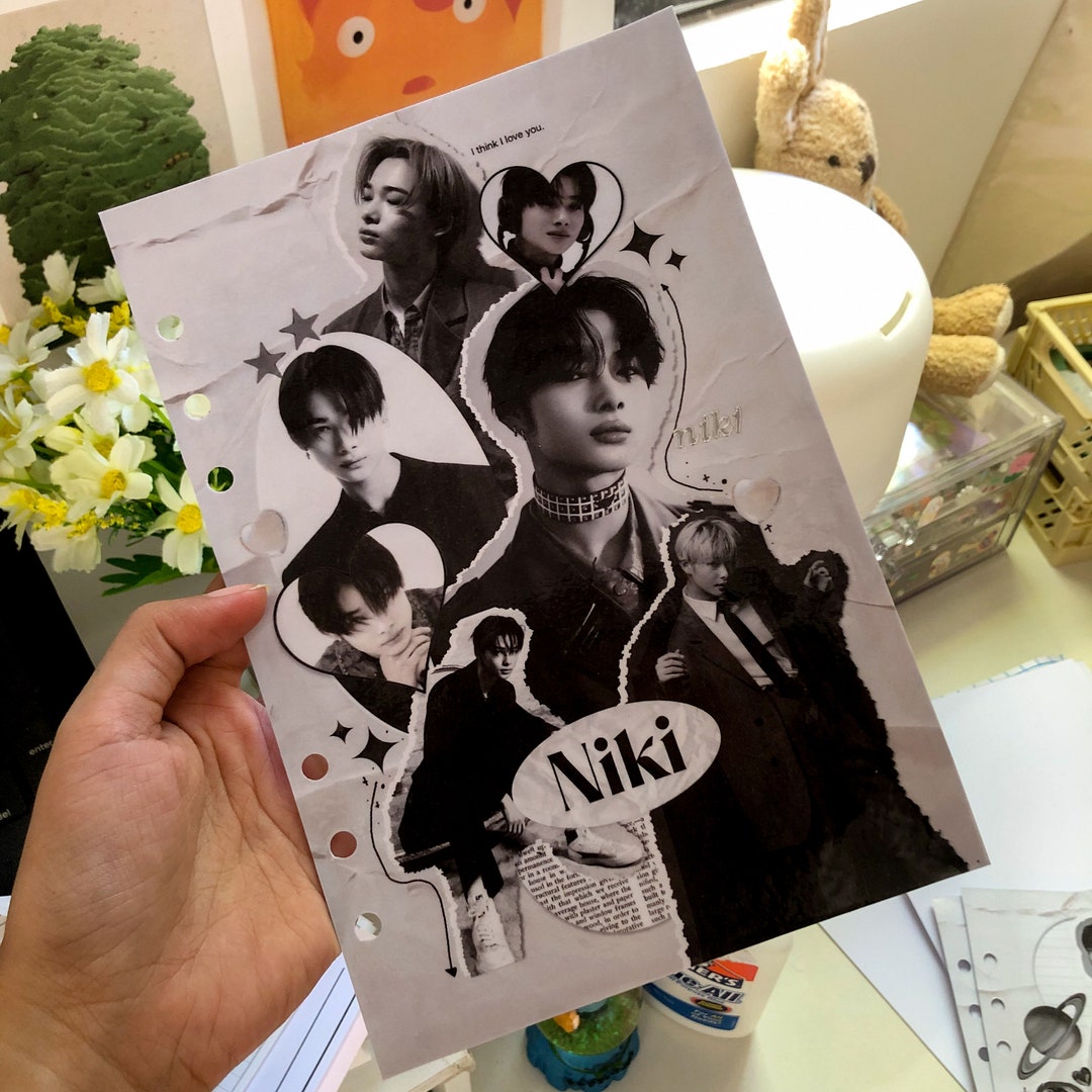 Digital Enhypen Niki Binder Cover Kpop Filler Divider Spacer Journal ...