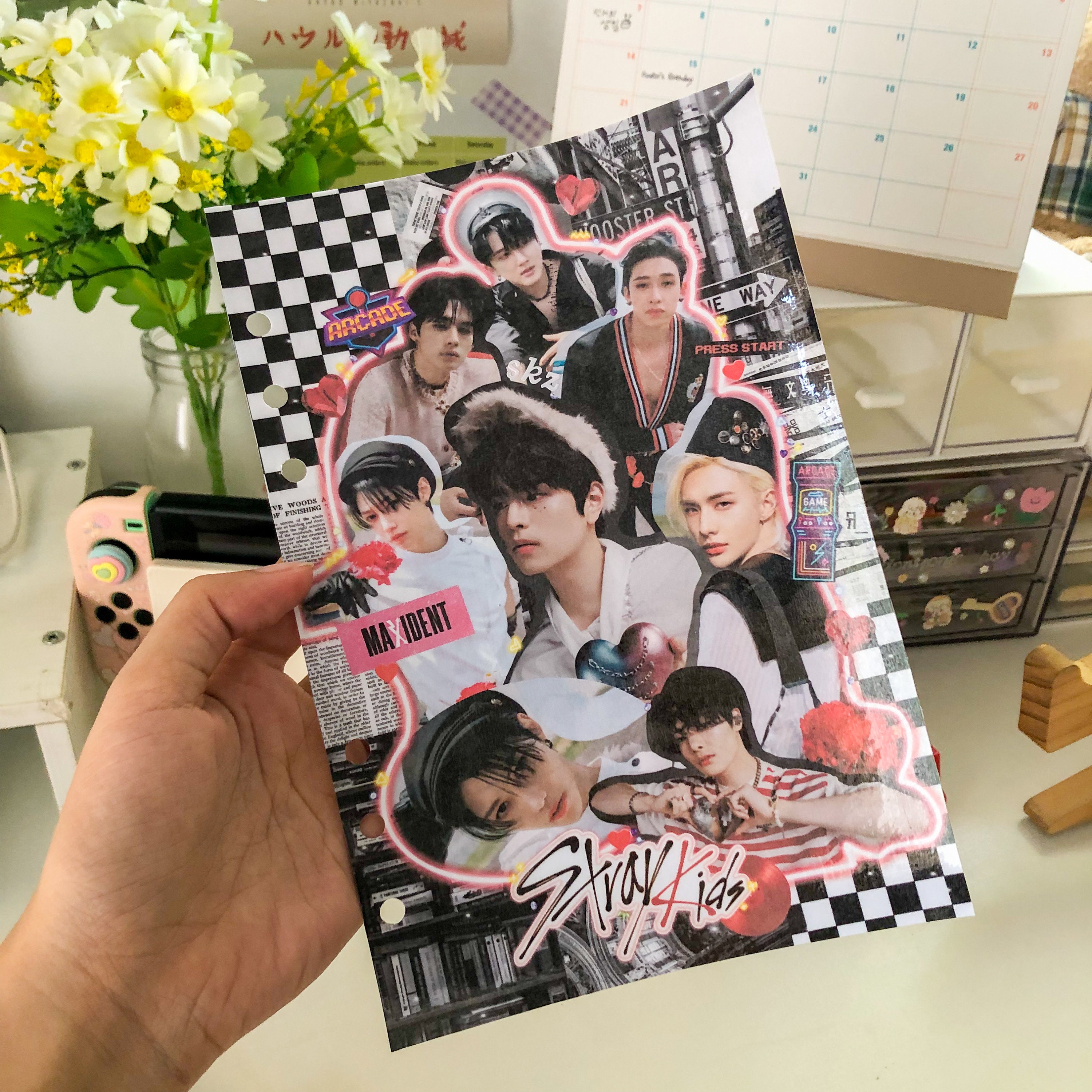Digital Stray Kids Binder Maxident Cover Kpop Filler Divider - Etsy Canada