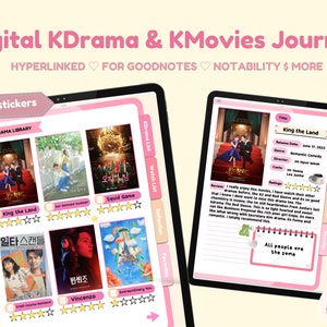 Digital Kdrama and Kmovie Journal, Kdrama Tracker Goodnotes ...