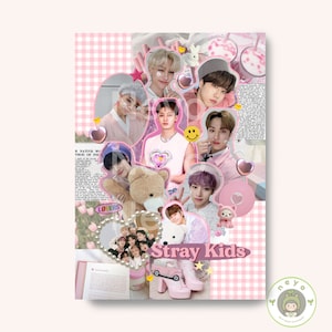 Digital Stray Kids Binder Cute Cover Kpop Filler Divider Spacer Journal ...