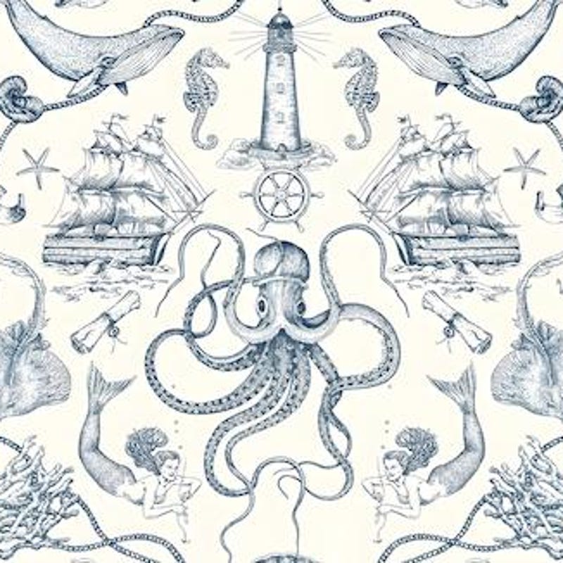 Nautical Star Wallpaper - Etsy