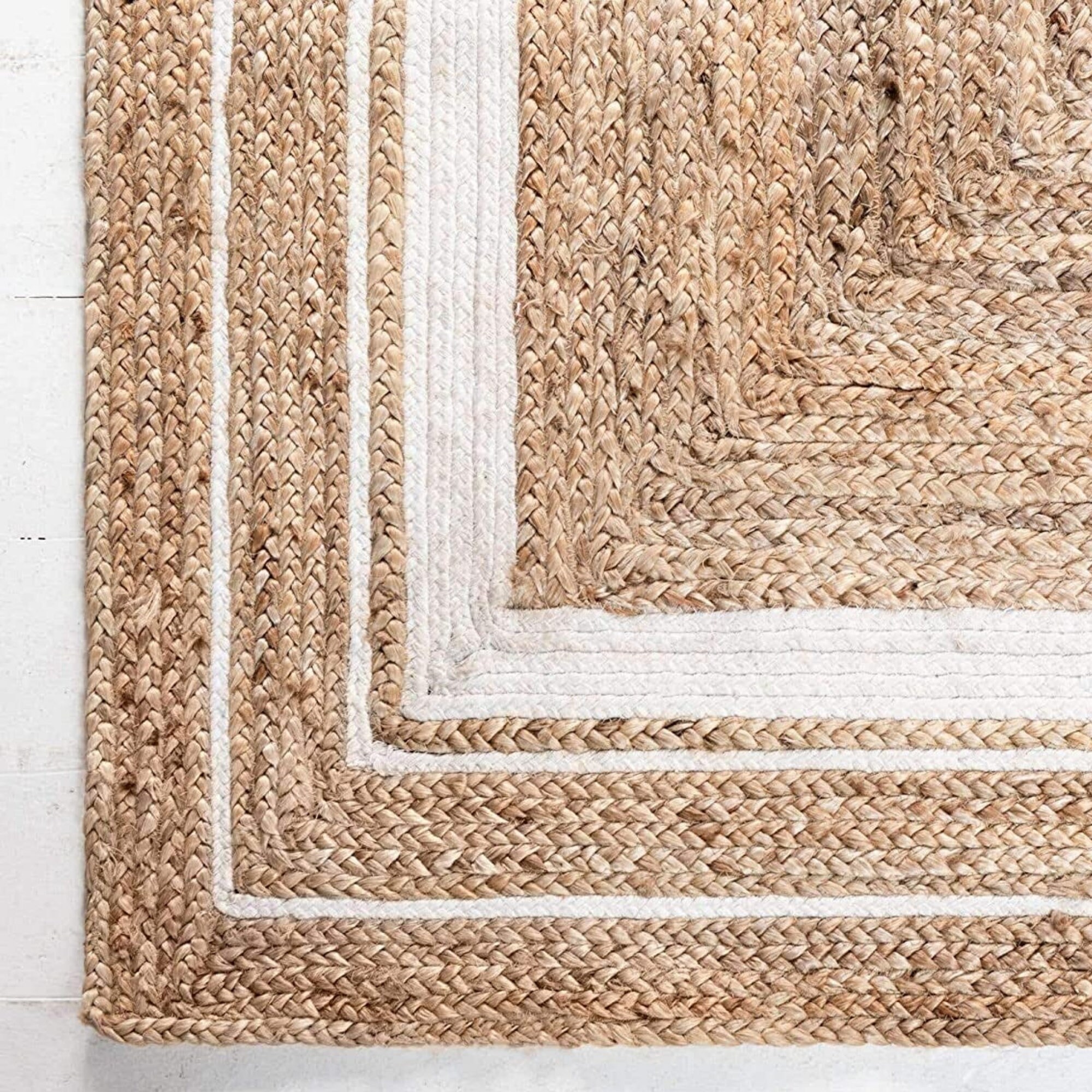 Rugs-runner Jute Rug Hand Braided Custom Size Rug Farmhouse Jute Area ...