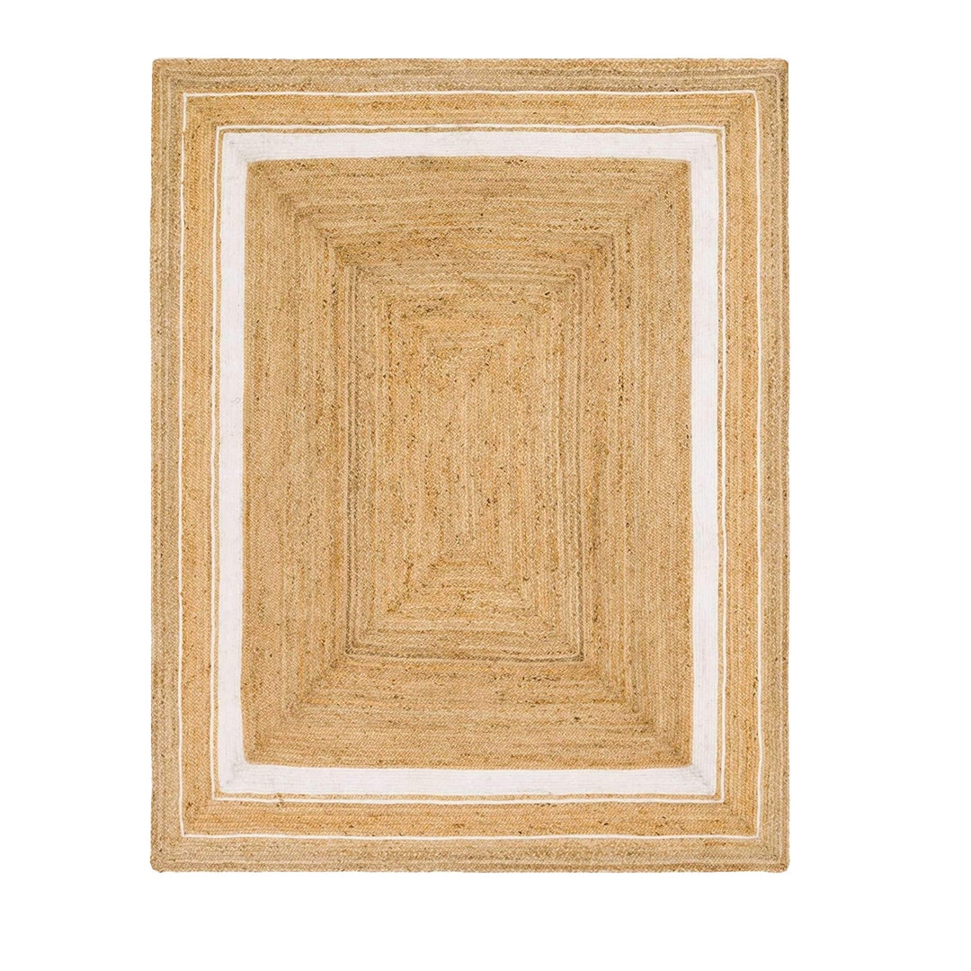 Rugs-runner Jute Rug Hand Braided Custom Size Rug Farmhouse Jute Area ...