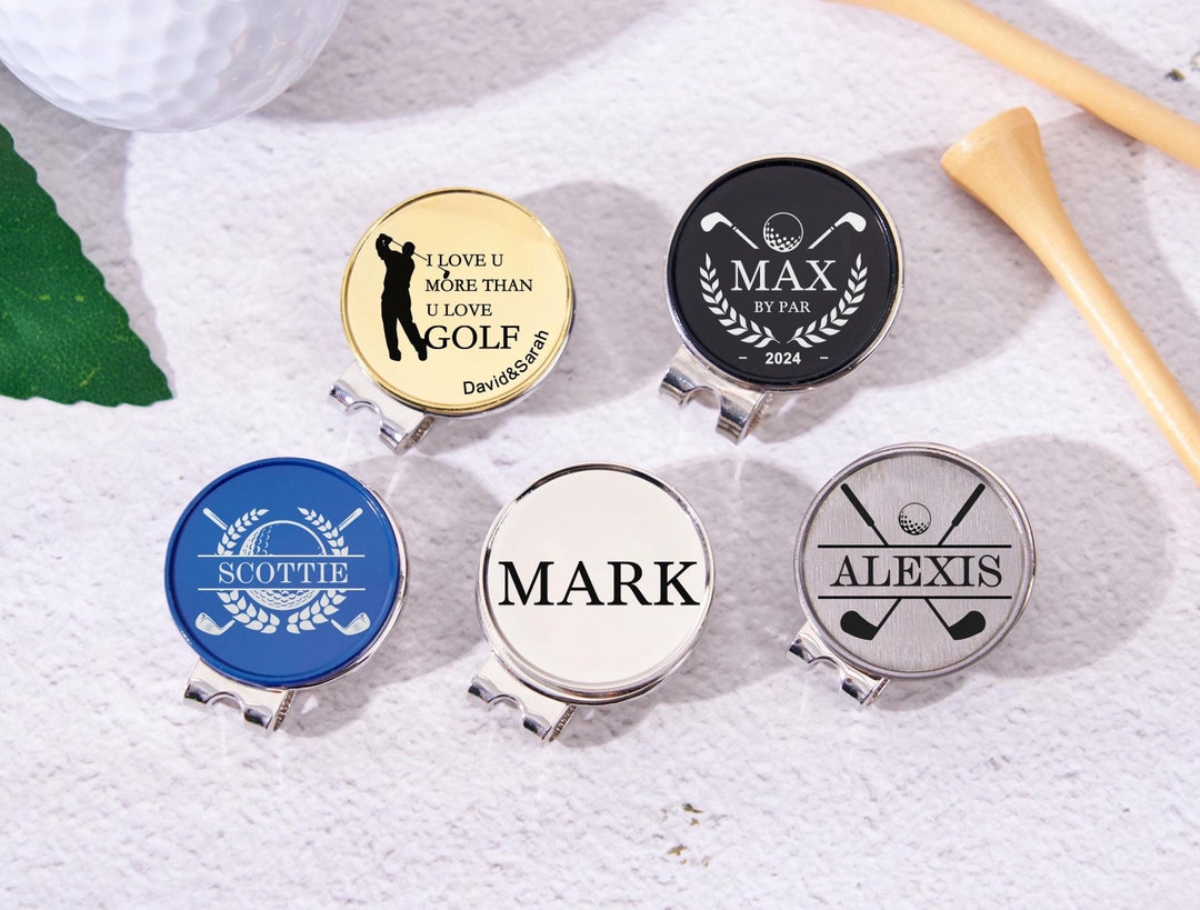 Personalized Golf Ball Marker,engraved Magnetic Monogram Ball Marker ...