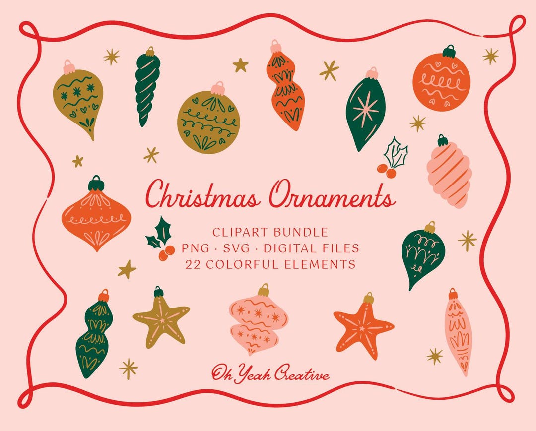 Christmas Ornaments PNG Clipart, Colorful Christmas Ornaments for ...