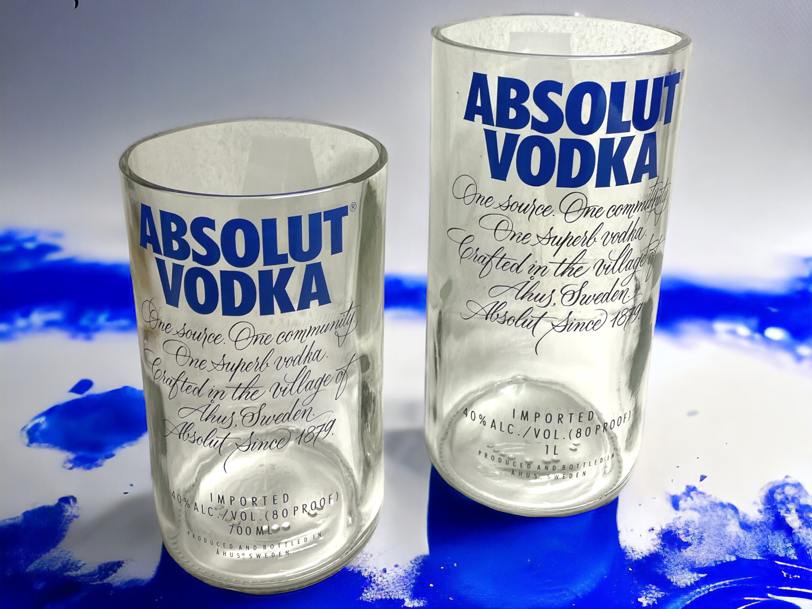 ABSOLUT VASES Containers/vases/bottle Recovery/creative Recycling ...